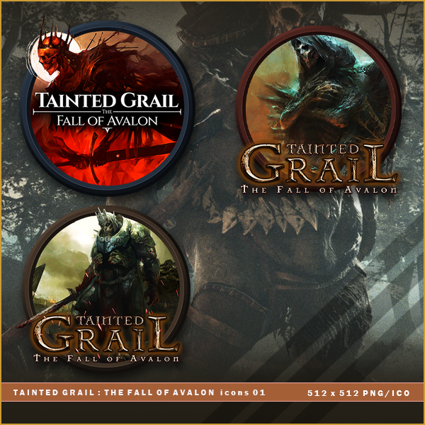 Tainted Grail: The Fall of Avalon icons by BrokenNoah on DeviantArt
