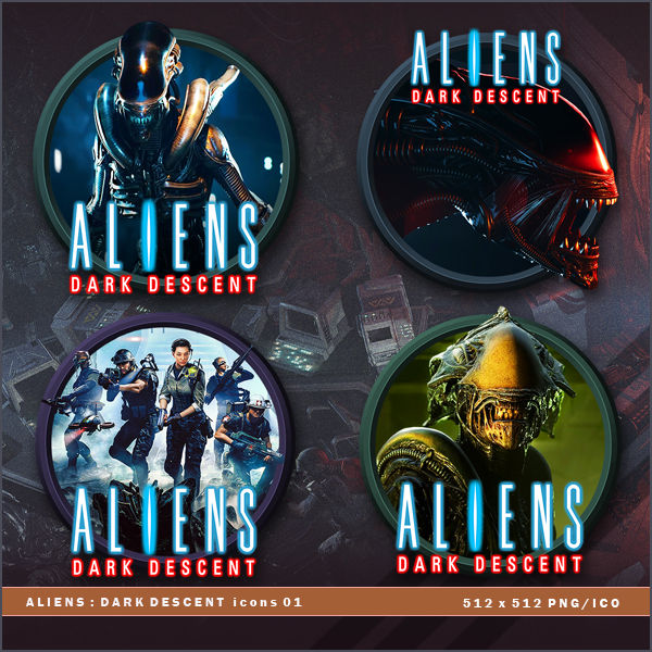 Aliens: Dark Descent icons by BrokenNoah on DeviantArt