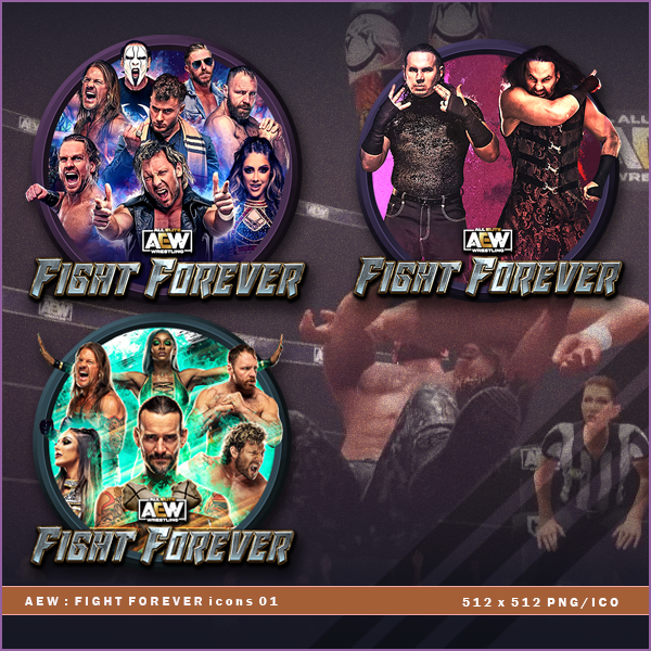 AEW: Fight Forever icons by BrokenNoah on DeviantArt
