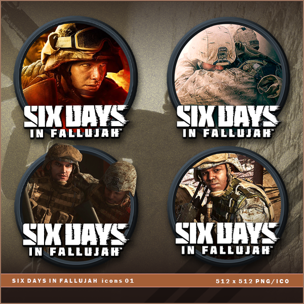 Six Days in Fallujah icons by BrokenNoah on DeviantArt