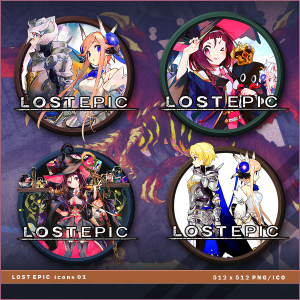 Lost Epic icons by BrokenNoah on DeviantArt