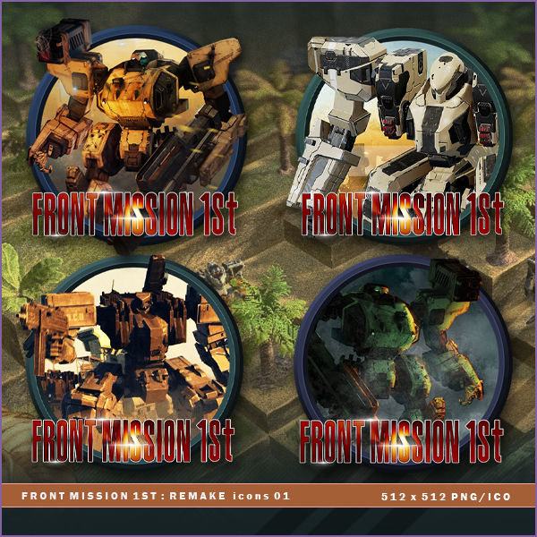 Front Mission 1st: Remake icons by BrokenNoah on DeviantArt