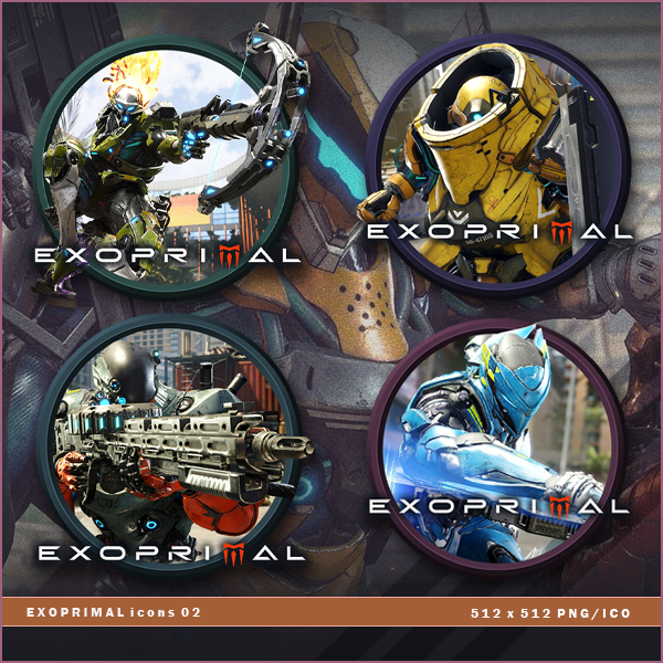 Exoprimal icons 02 by BrokenNoah on DeviantArt