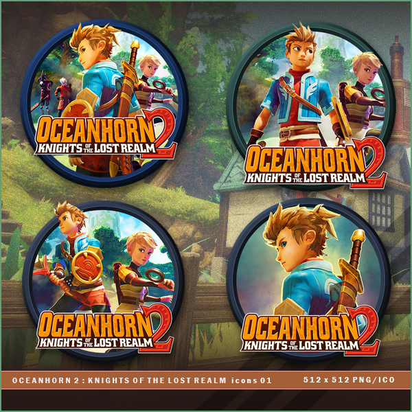 Oceanhorn 2: Knights of the Lost Realm icons by BrokenNoah on DeviantArt