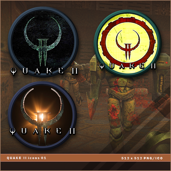 Quake II icons by BrokenNoah on DeviantArt