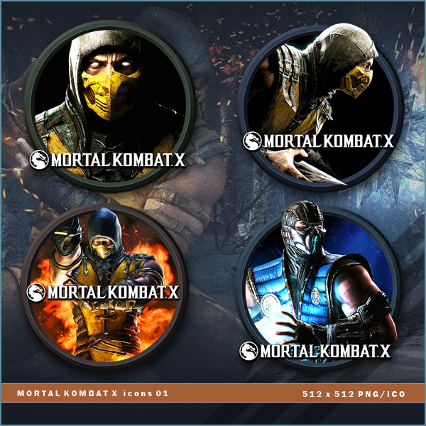 Mortal Kombat X icons by BrokenNoah on DeviantArt