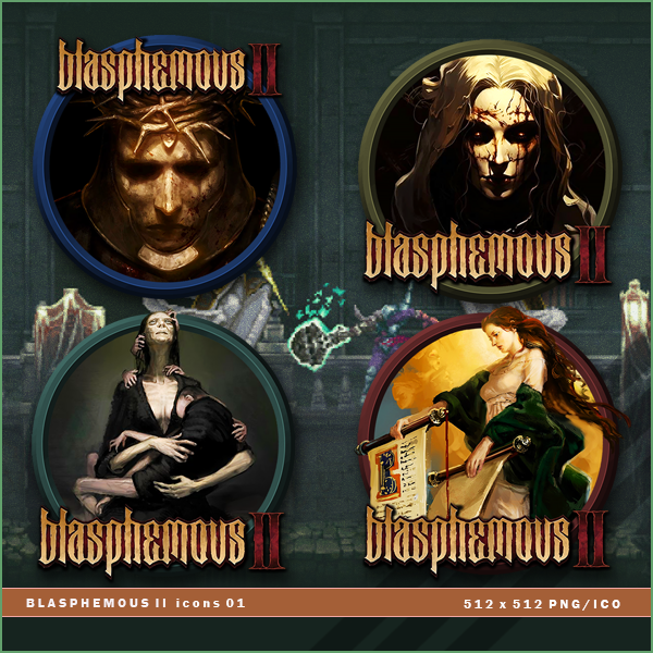 Blasphemous II icons by BrokenNoah on DeviantArt