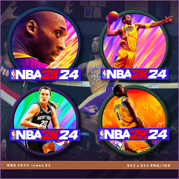 Nba 2K24 icons by BrokenNoah on DeviantArt