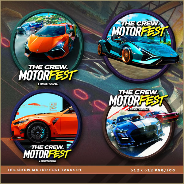 The Crew Motorfest icons by BrokenNoah on DeviantArt
