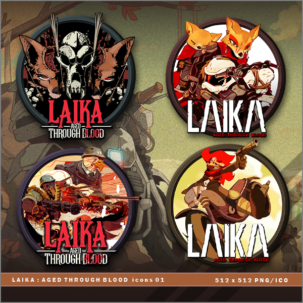 Laika: Aged Through Blood icons by BrokenNoah on DeviantArt