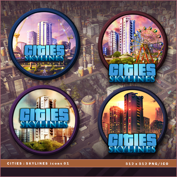 Cities: Skylines icons by BrokenNoah on DeviantArt