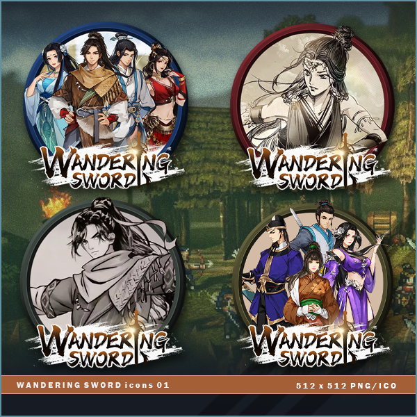 Wandering Sword icons by BrokenNoah on DeviantArt