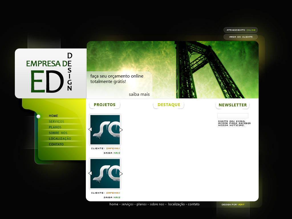 Layout Profissional by justinvert on DeviantArt