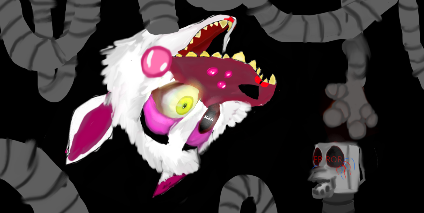 Mangle Fan Art by thesamriwolf on DeviantArt