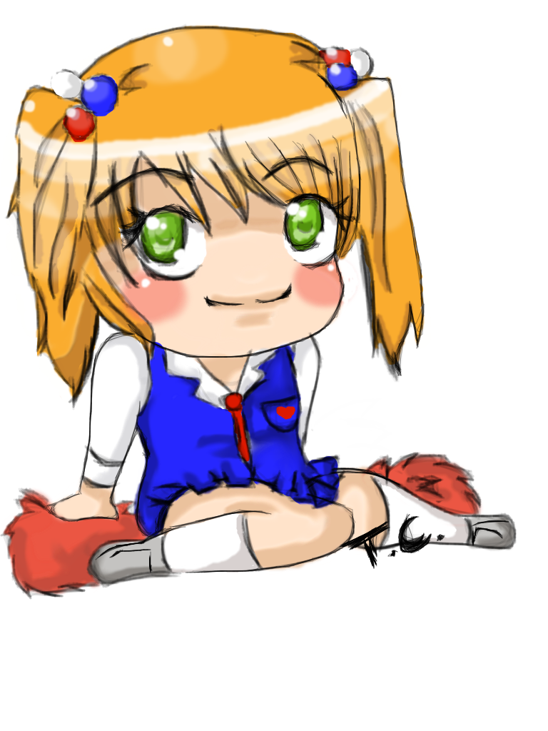 Chibi Cheerleader by OneCrazyBunny on DeviantArt