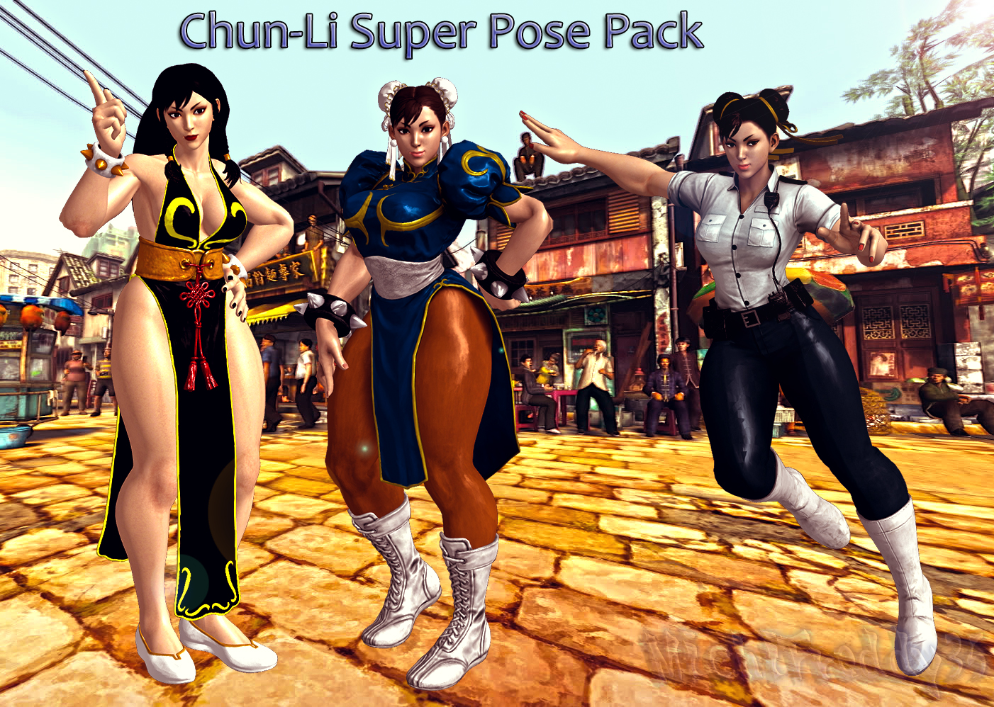Chun-Li Super Pose Pack by MichiFreddy35 on DeviantArt