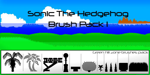 Sonic - GHZ - Brushes pack 1 by Klaien on DeviantArt