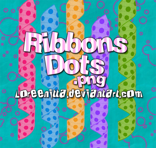 Ribbons Dots by Loreenitta on DeviantArt