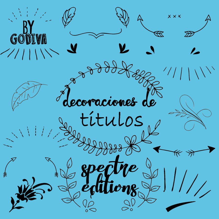 Decoraciones de Titulos by IsabellaLD on DeviantArt