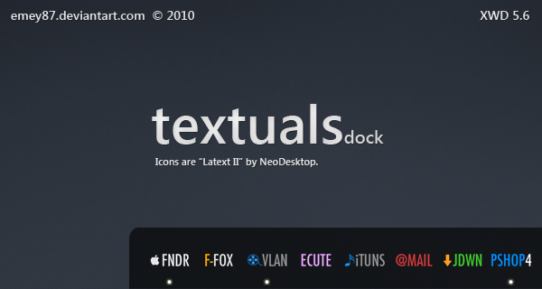 textuals dock by emey87 on DeviantArt