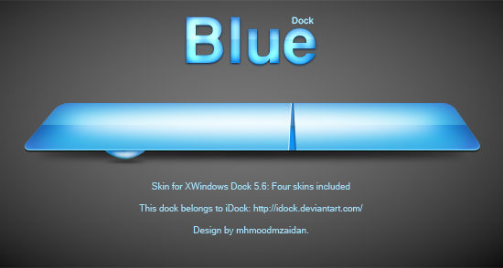 Blue dock by iDock project by emey87 on DeviantArt