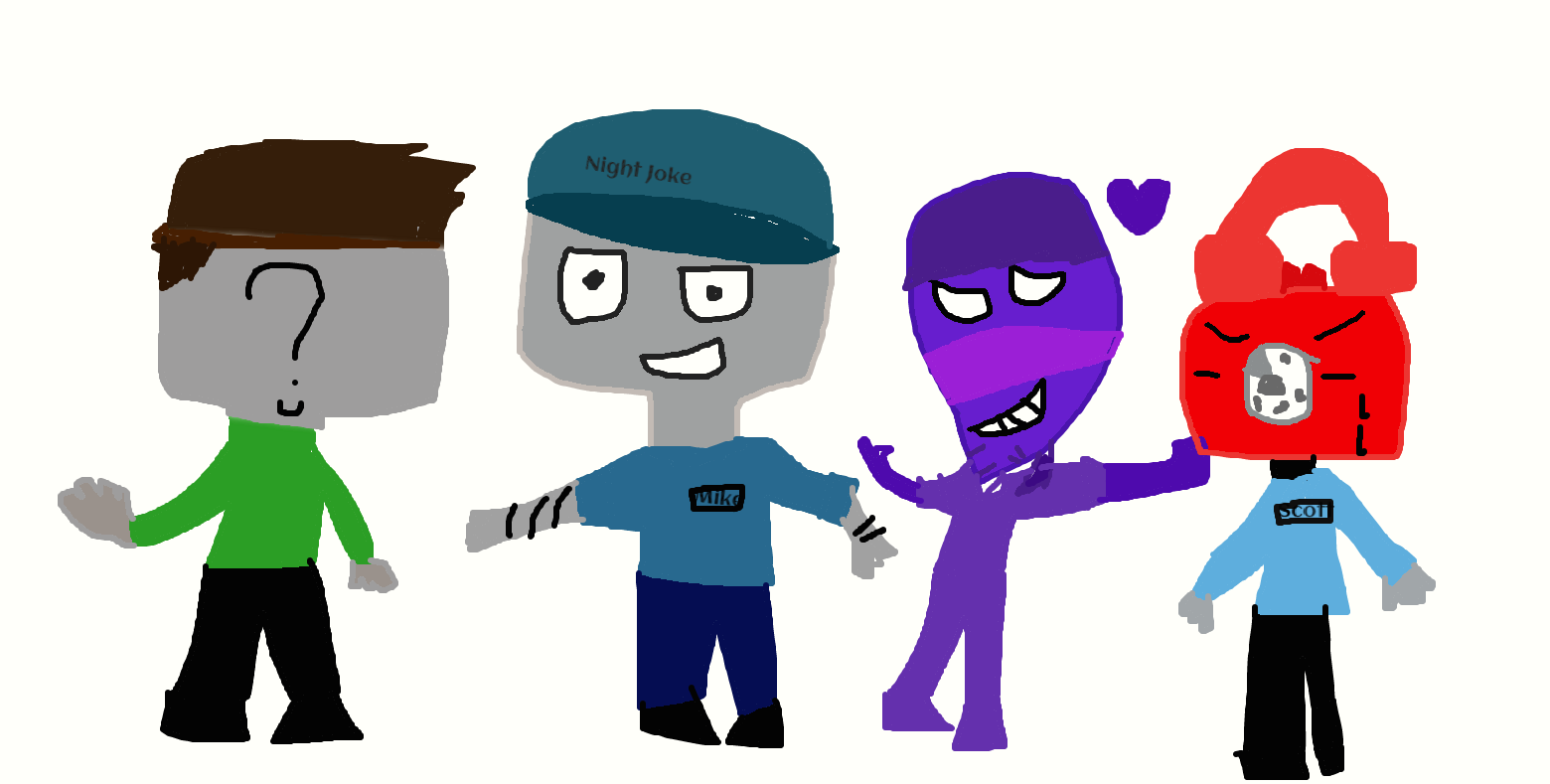 The FNAF Guards by CyndietheCPlover32 on DeviantArt