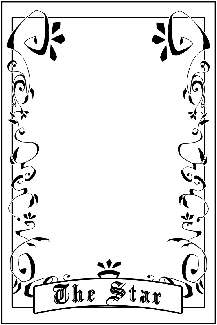 Tarot Card Base by amashimono on DeviantArt