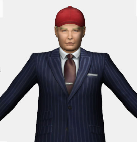 [OBJ] Donald Trump by furrytrash239 on DeviantArt