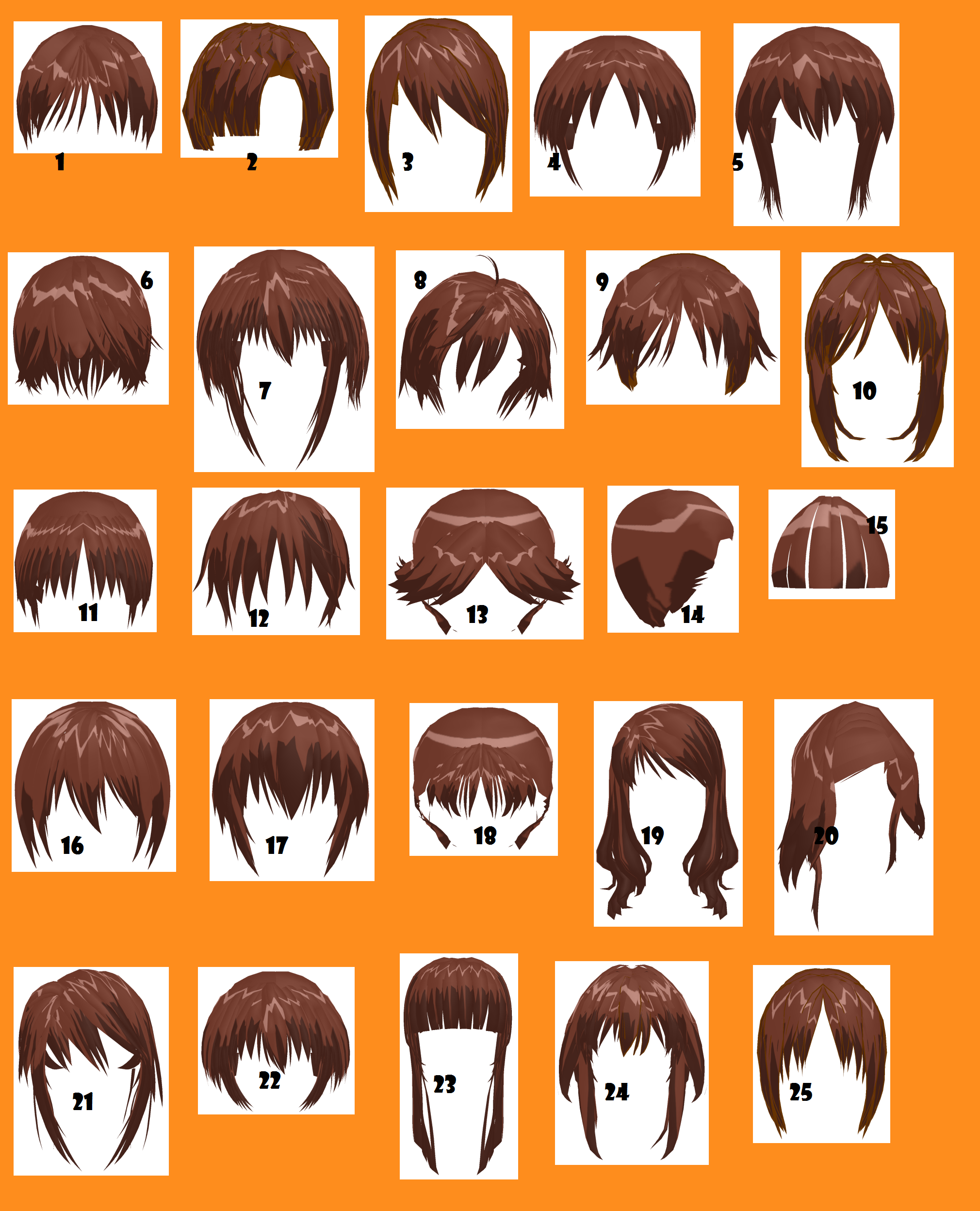 Bangs Set 7 by MMDxDespair on DeviantArt