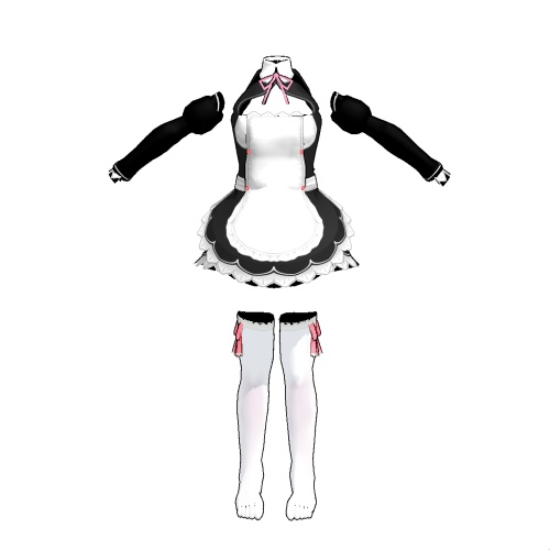 Cute Maid Outfit by MMDxDespair on DeviantArt