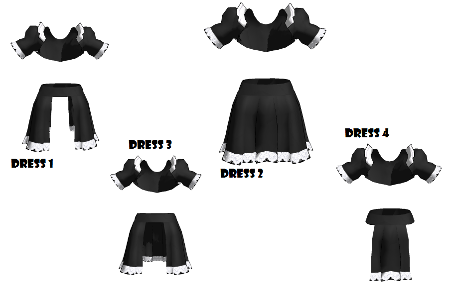 2 Piece Maid Dress by MMDxDespair on DeviantArt