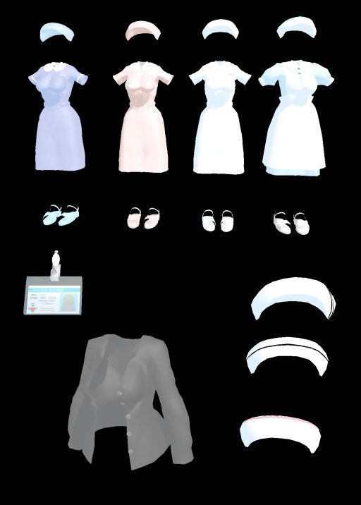 151 Nurse Dress by MMDxDespair on DeviantArt