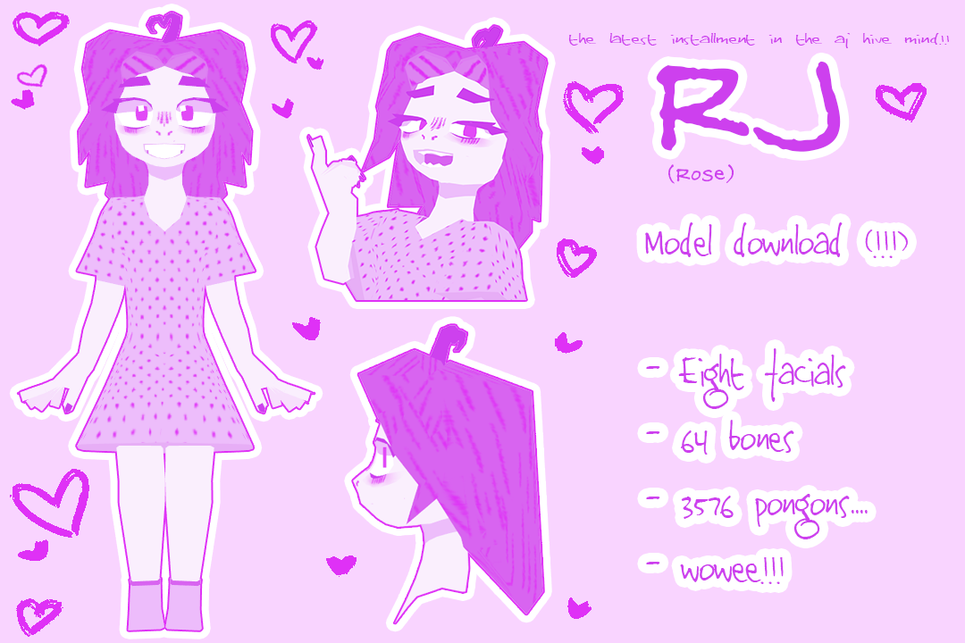 RJ - Model Download by DaffiestDill on DeviantArt