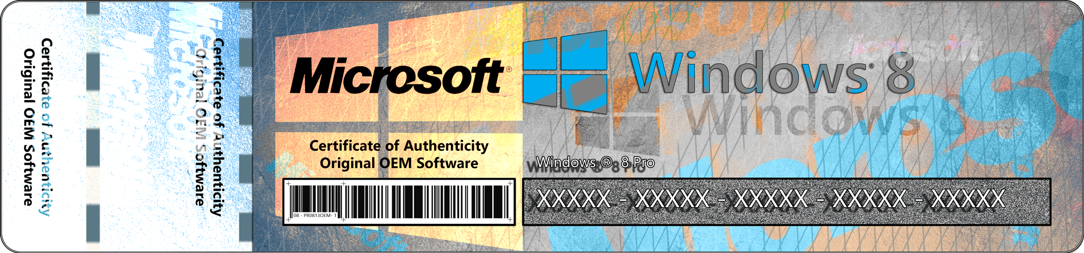 Windows 8 COA Template by tommo-fe on DeviantArt