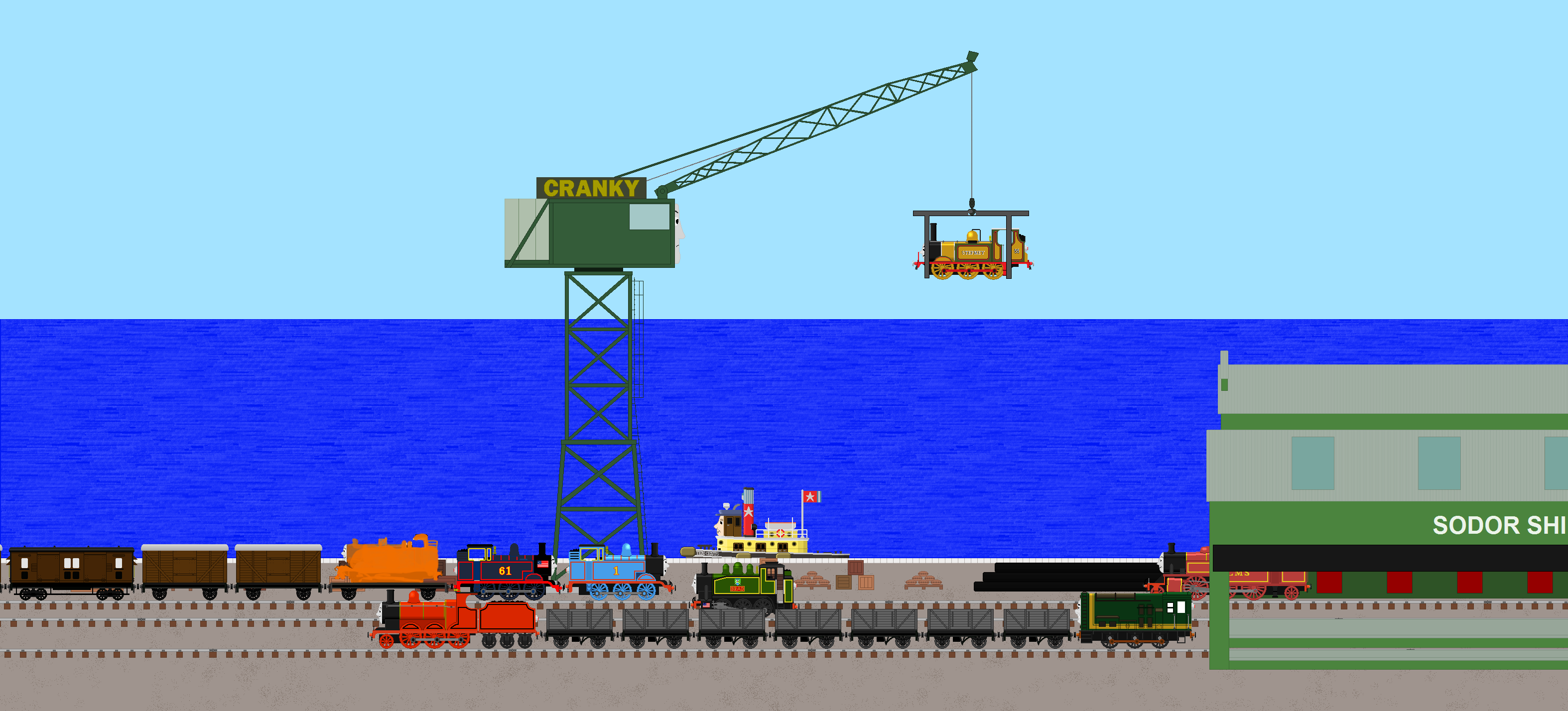 Busy Day at Brendam Docks by Legodecalsmaker961 on DeviantArt