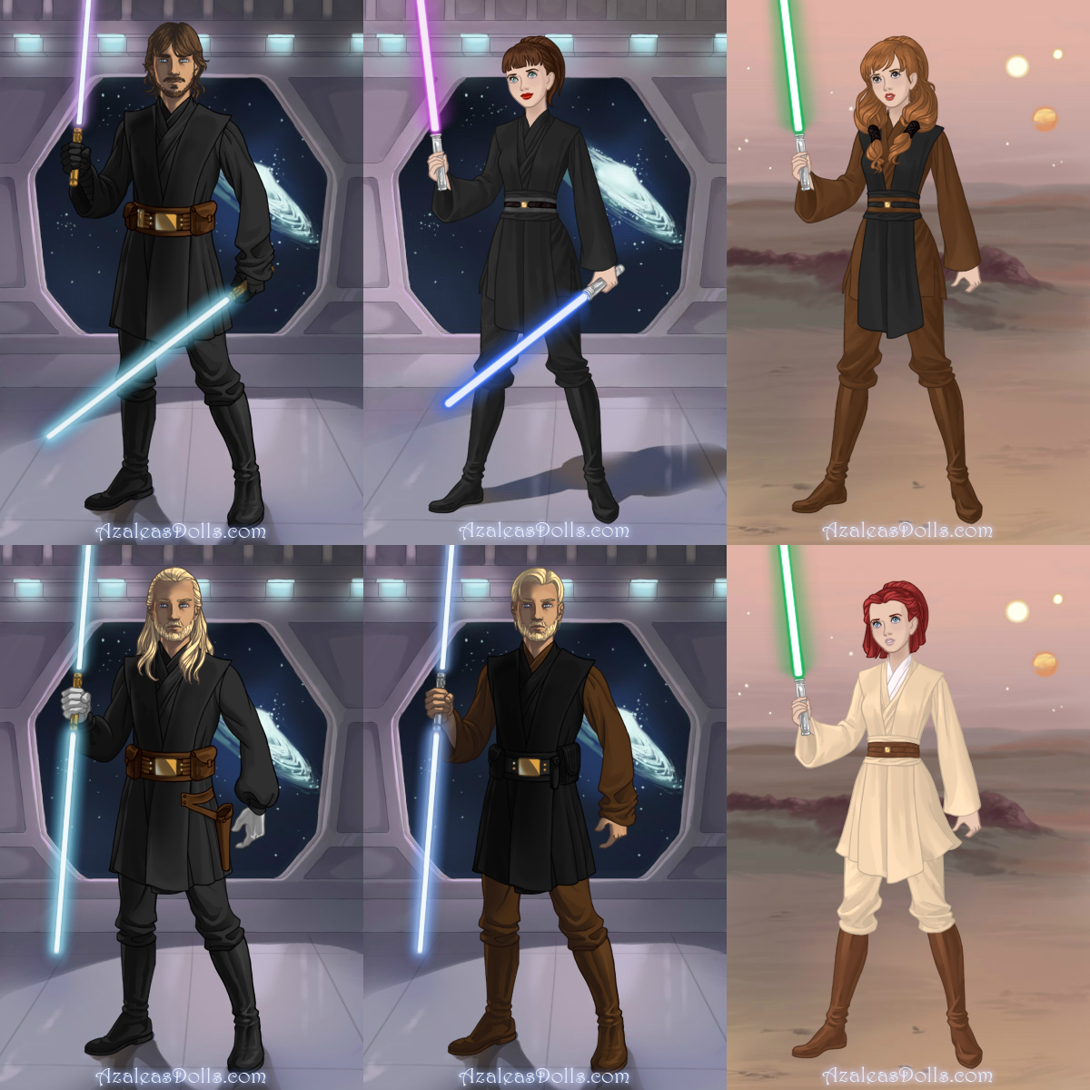 Two Jedi Families by Legodecalsmaker961 on DeviantArt