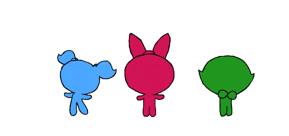power puff girls in body socks by yoshiandkoopa on DeviantArt