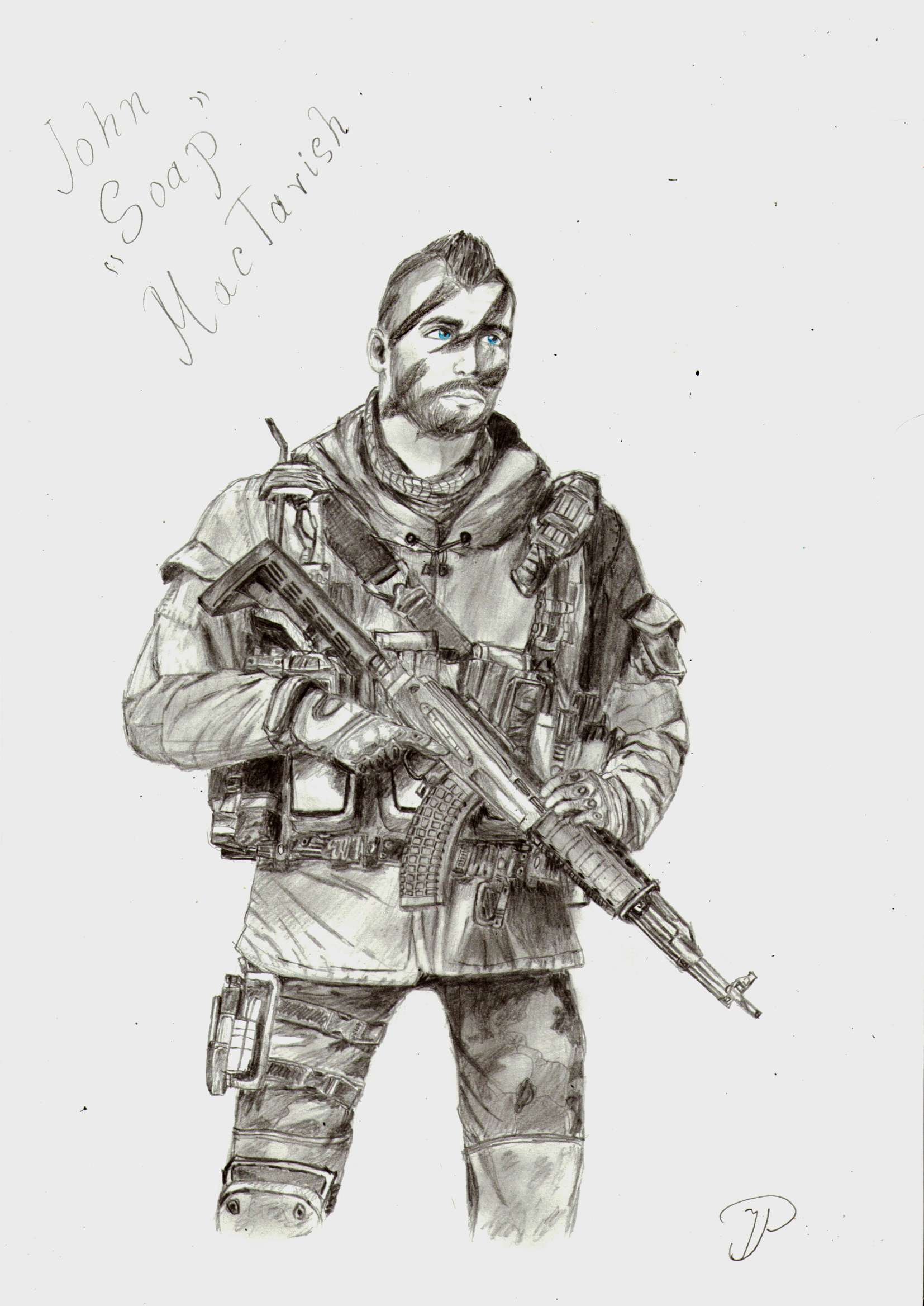 Call Of Duty Soap Drawing