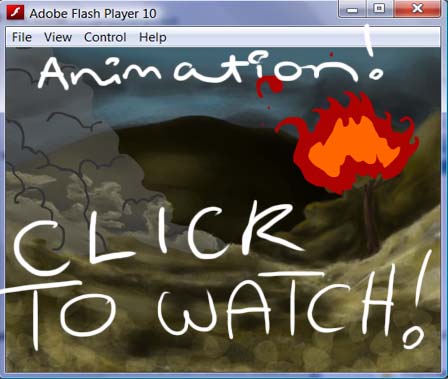 Bushfire animation for art by chocogingerfingers on DeviantArt