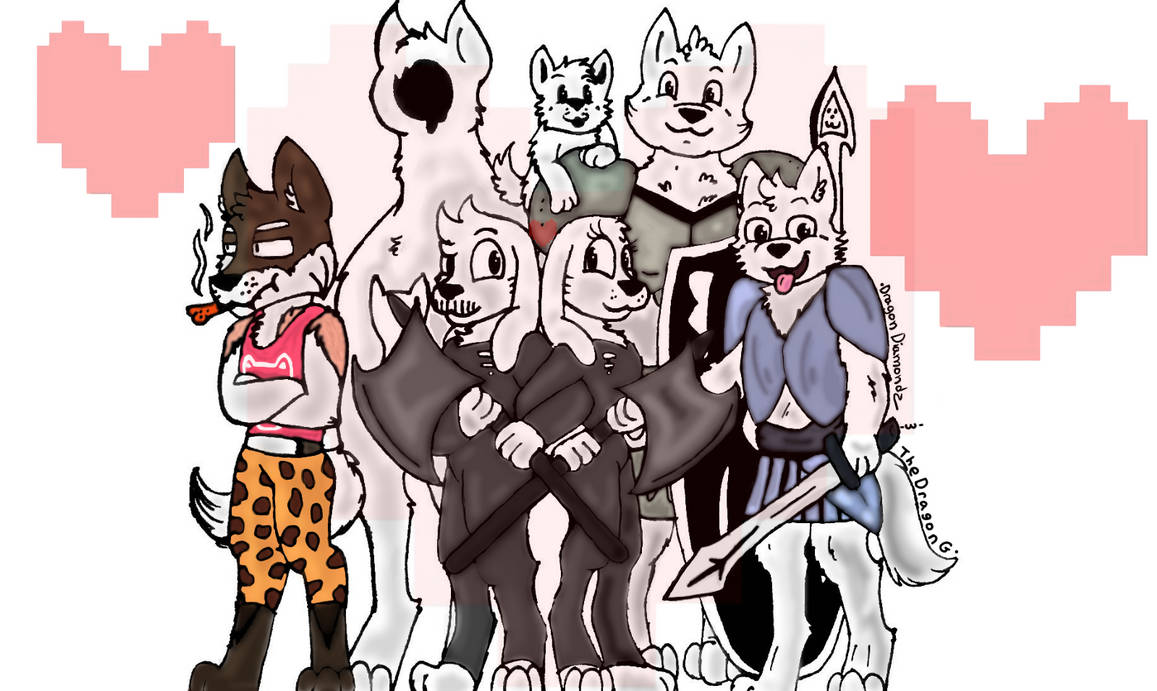 The fluffy family by PannCakess on DeviantArt