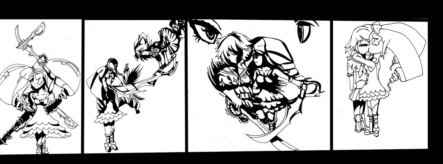 Just Give In, Nui X Ryuko 4 Piece/Koma Project LA by TheYuriReviewer on DeviantArt