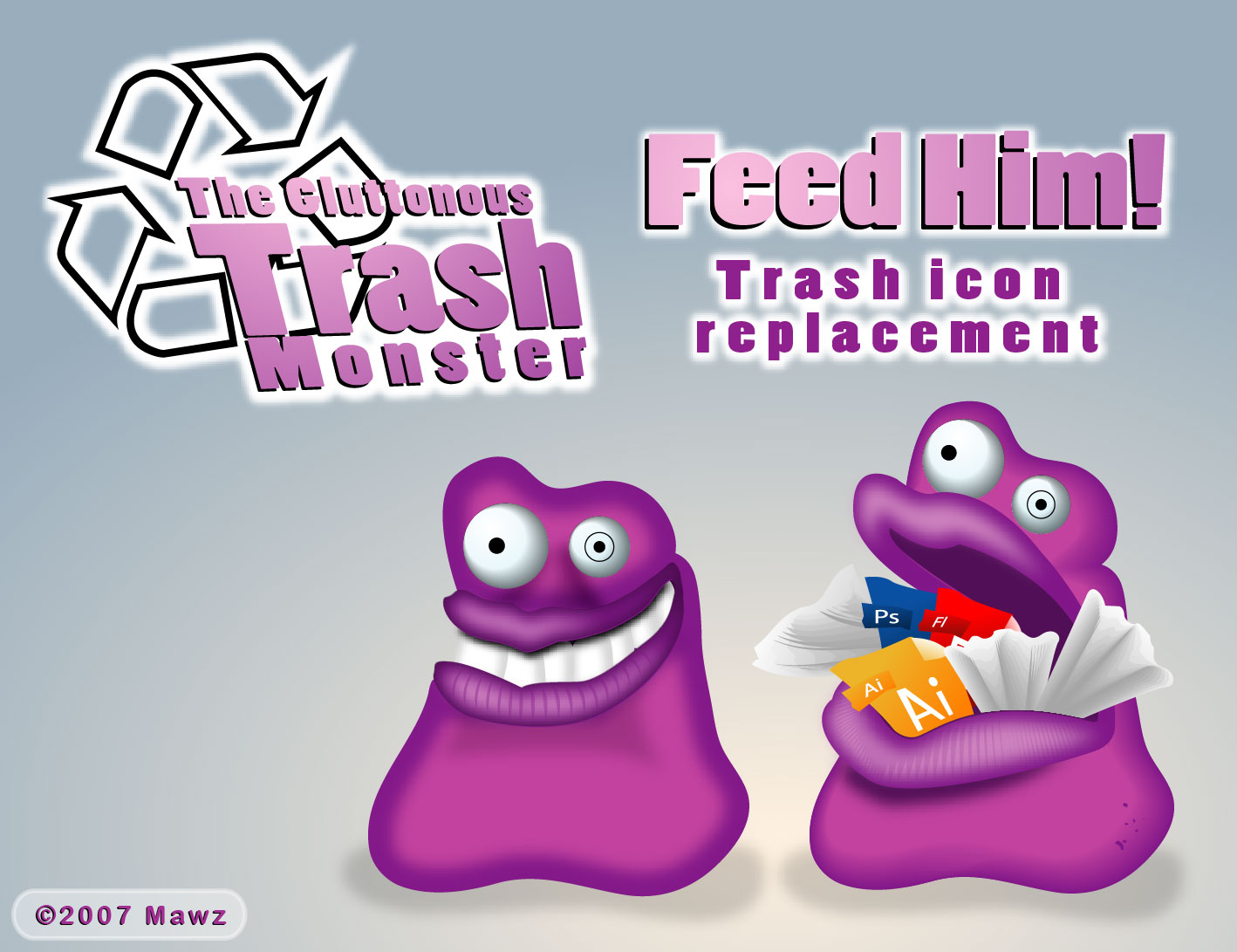 The Gluttonous Trash Monster by Mawz on DeviantArt