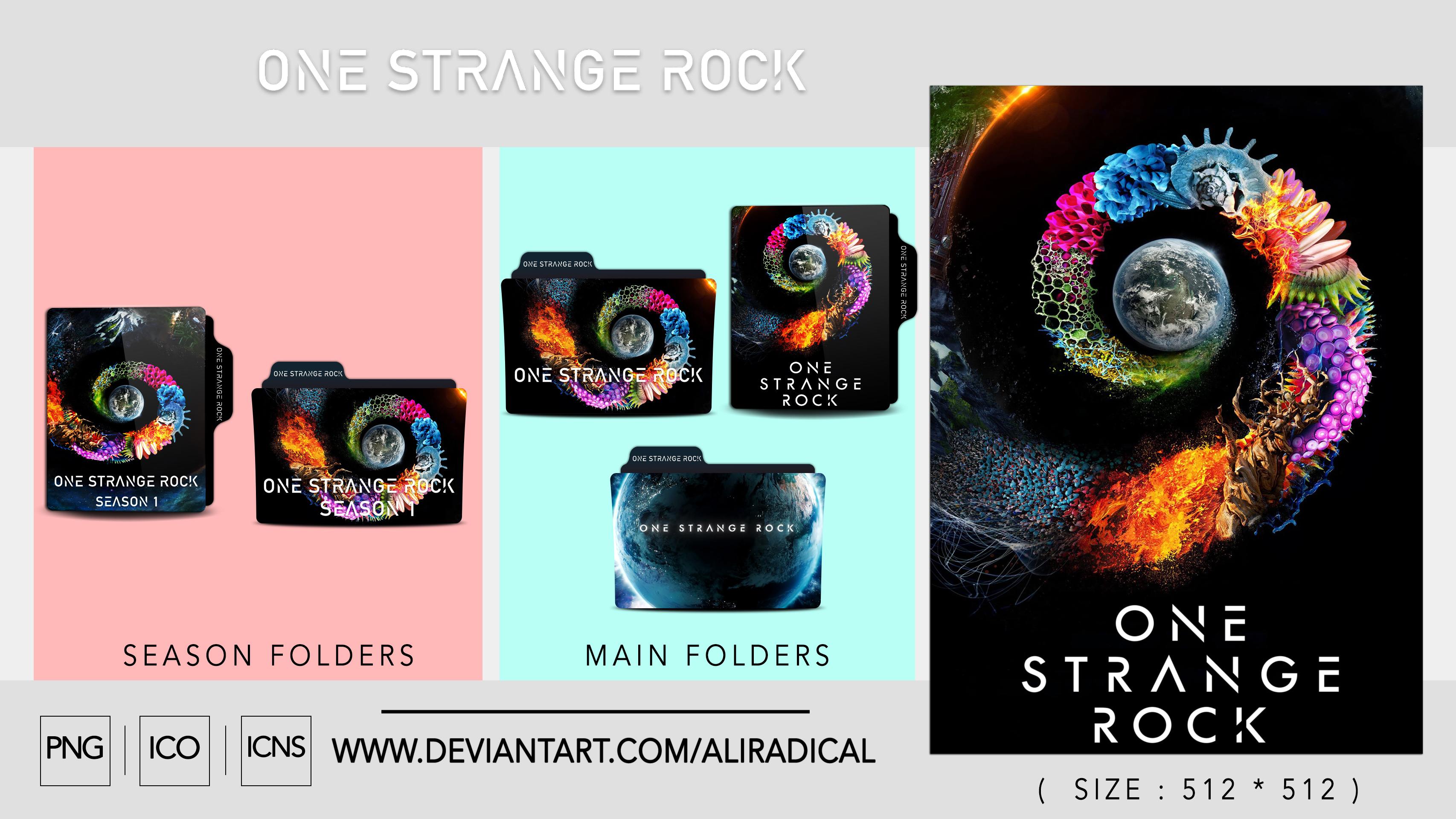 One Strange Rock Folder icon by aliradical on DeviantArt