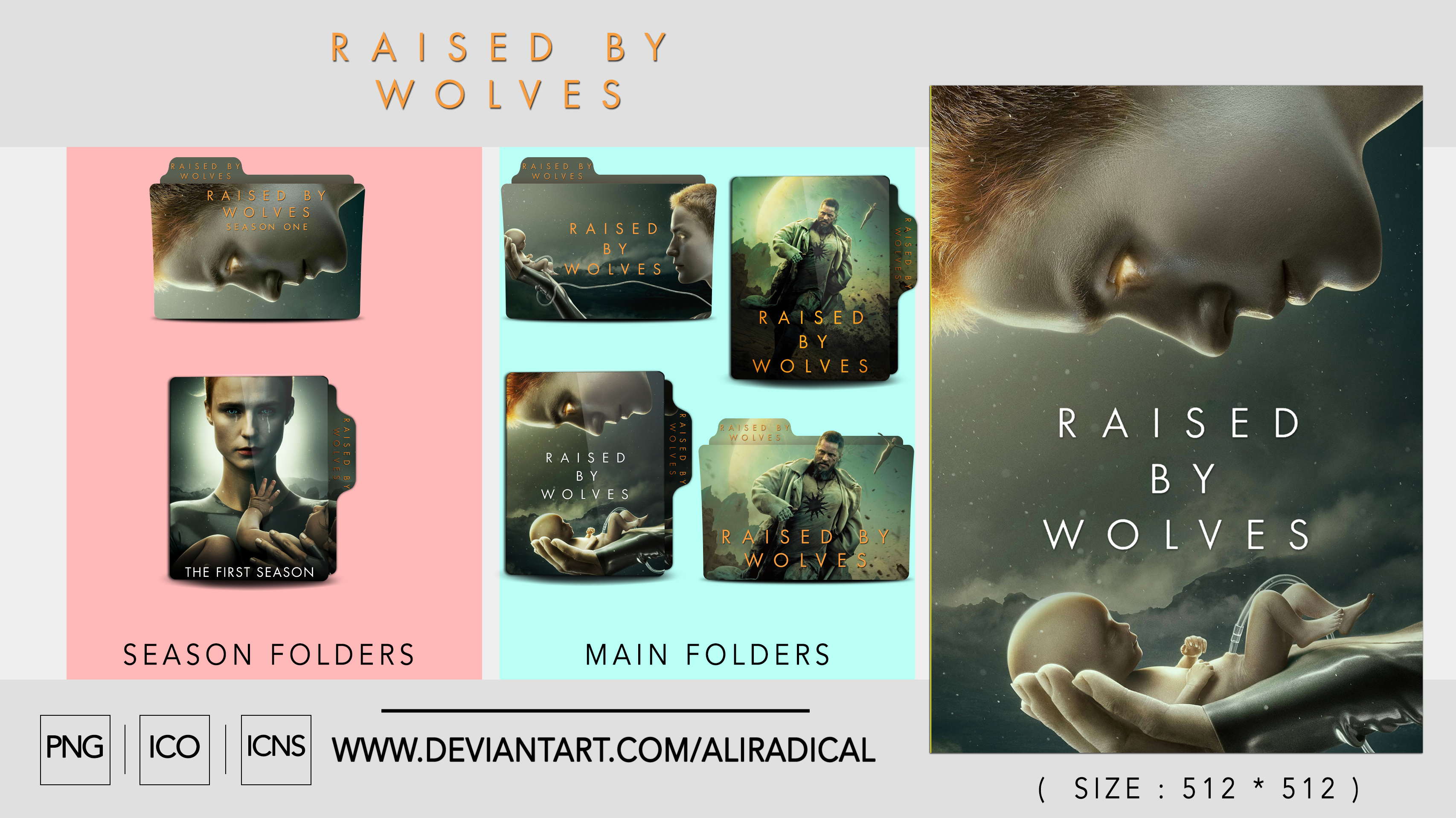 Raised by Wolves Folder icon by aliradical on DeviantArt