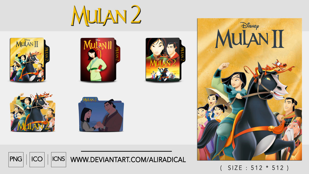 Mulan II (2004) Folder icon by aliradical on DeviantArt