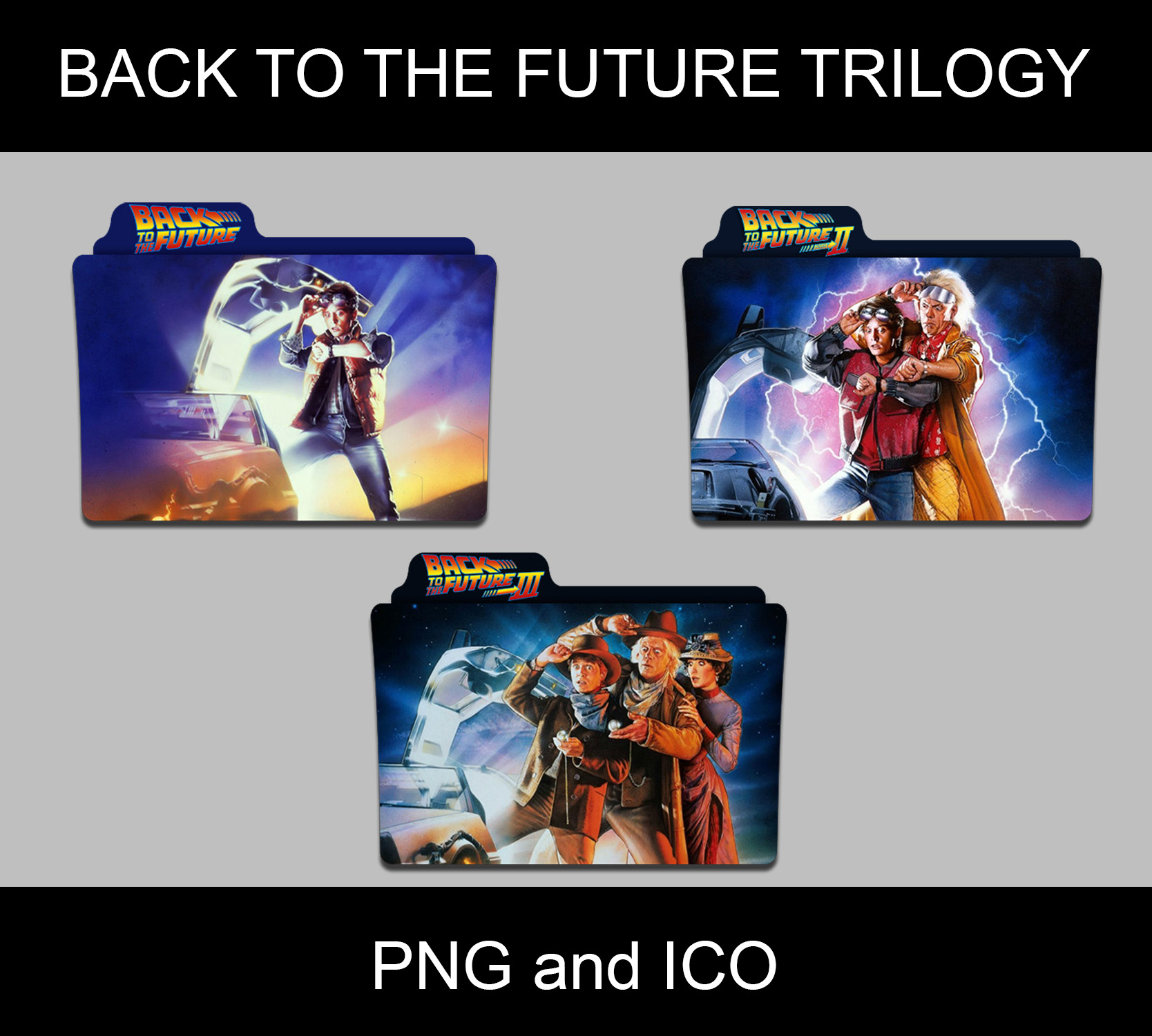 Back To The Future Trilogy (Folder Icon Pack) by VictorPereira97 on ...
