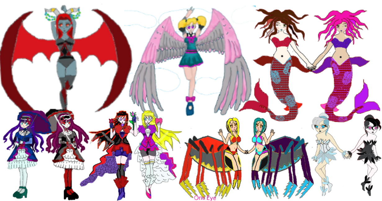 Monster Girls and Magical Girls by Gwin2leane on DeviantArt