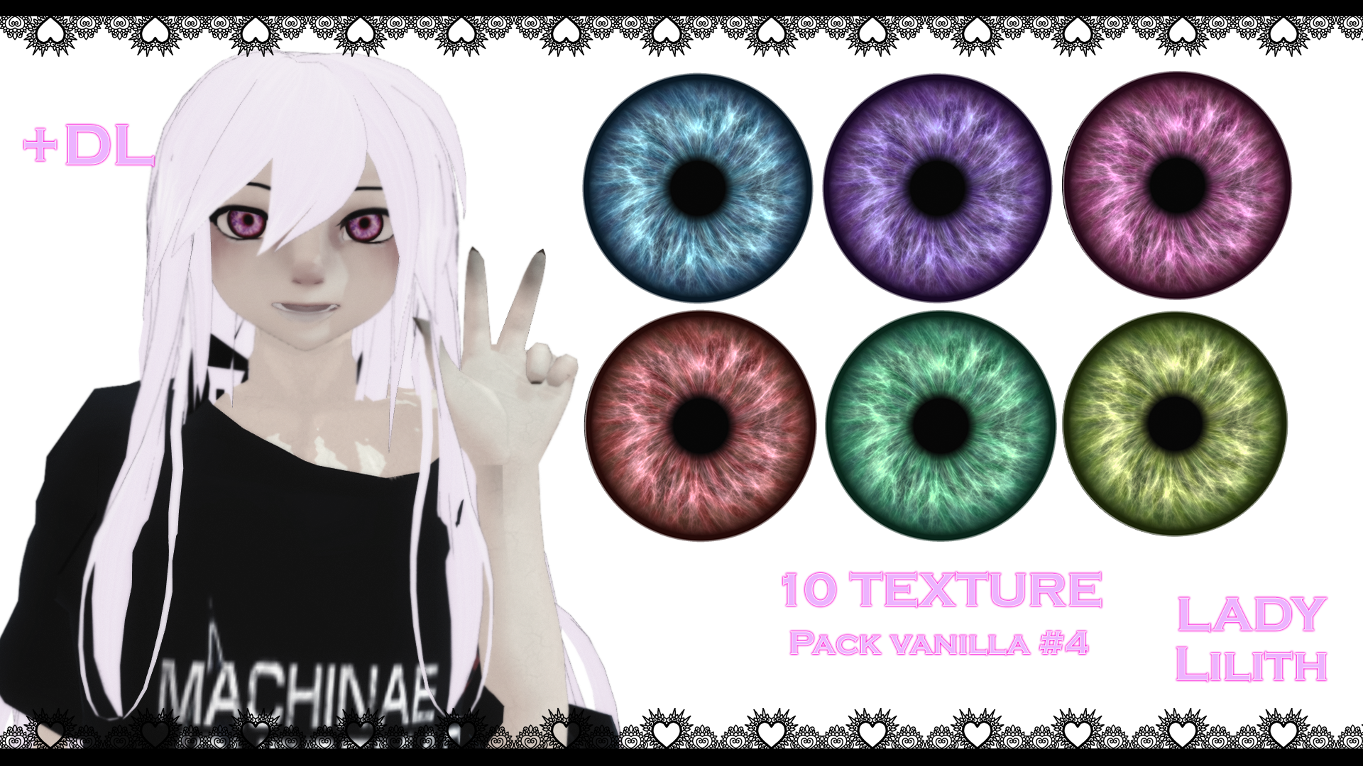 MMD TEXTURE EYE pack Vanilla #4 by LadyDeathLilith on DeviantArt