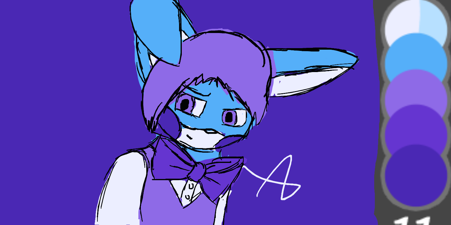 COLOR PALETTE TOY BONNIE by PizzaQueenBruh on DeviantArt