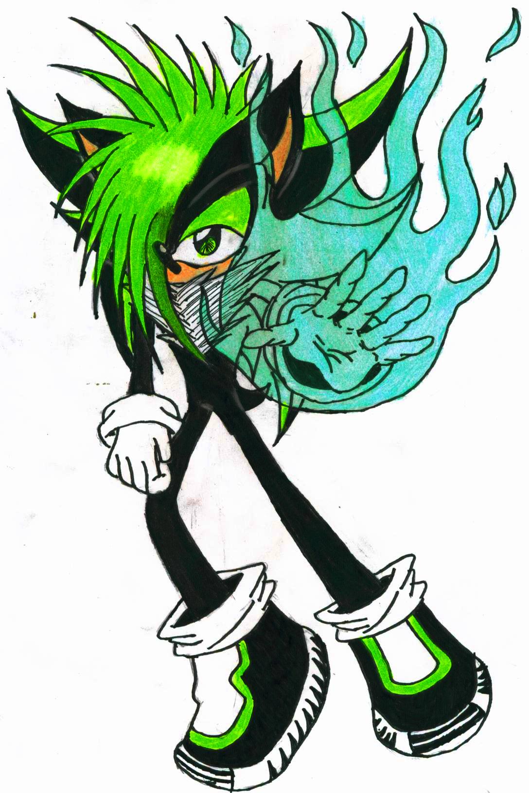 Abyss the hedgehog V.2 by riamux on DeviantArt